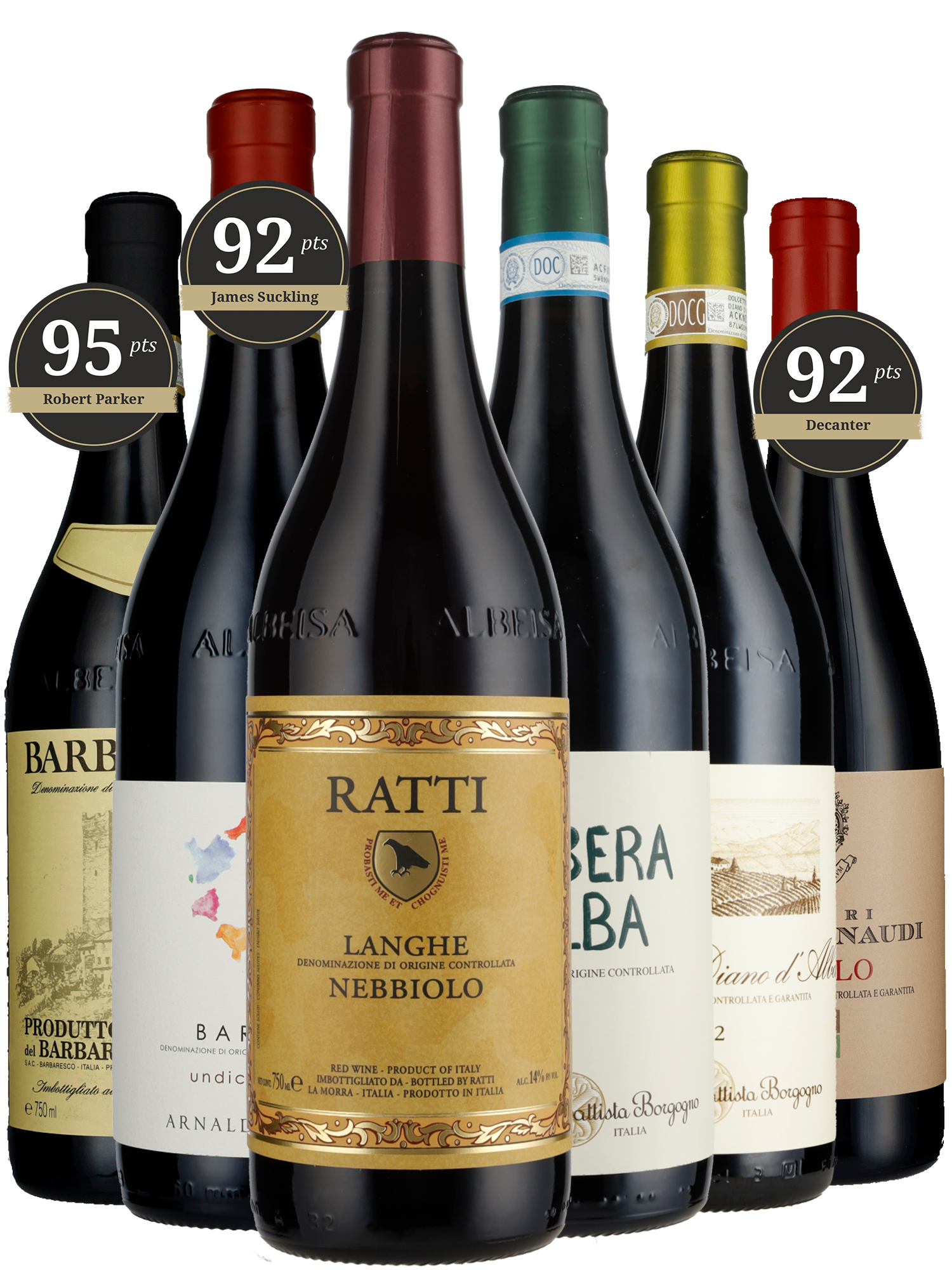 Køb Smagekasse Rødvine Piemonte (6 fl.) Andet | MENY Vin